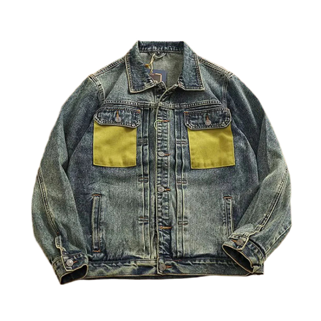 Mustard and Gold Denim Jacket – Attere